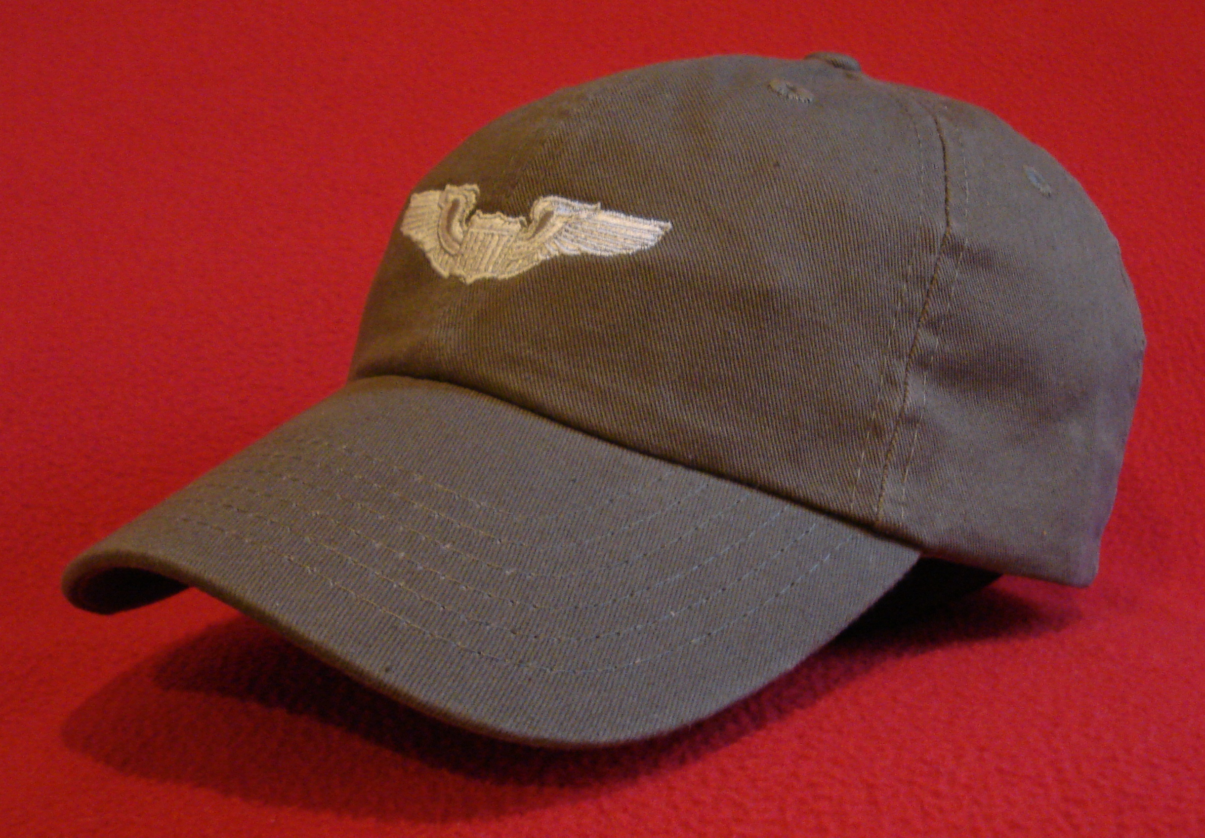 Air Force Pilot wings ball caps, hats by Pilot Ball Caps