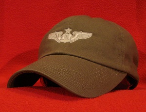 USAF Navigator CSO / Naval NFO wings ball caps by Pilot Ball Caps